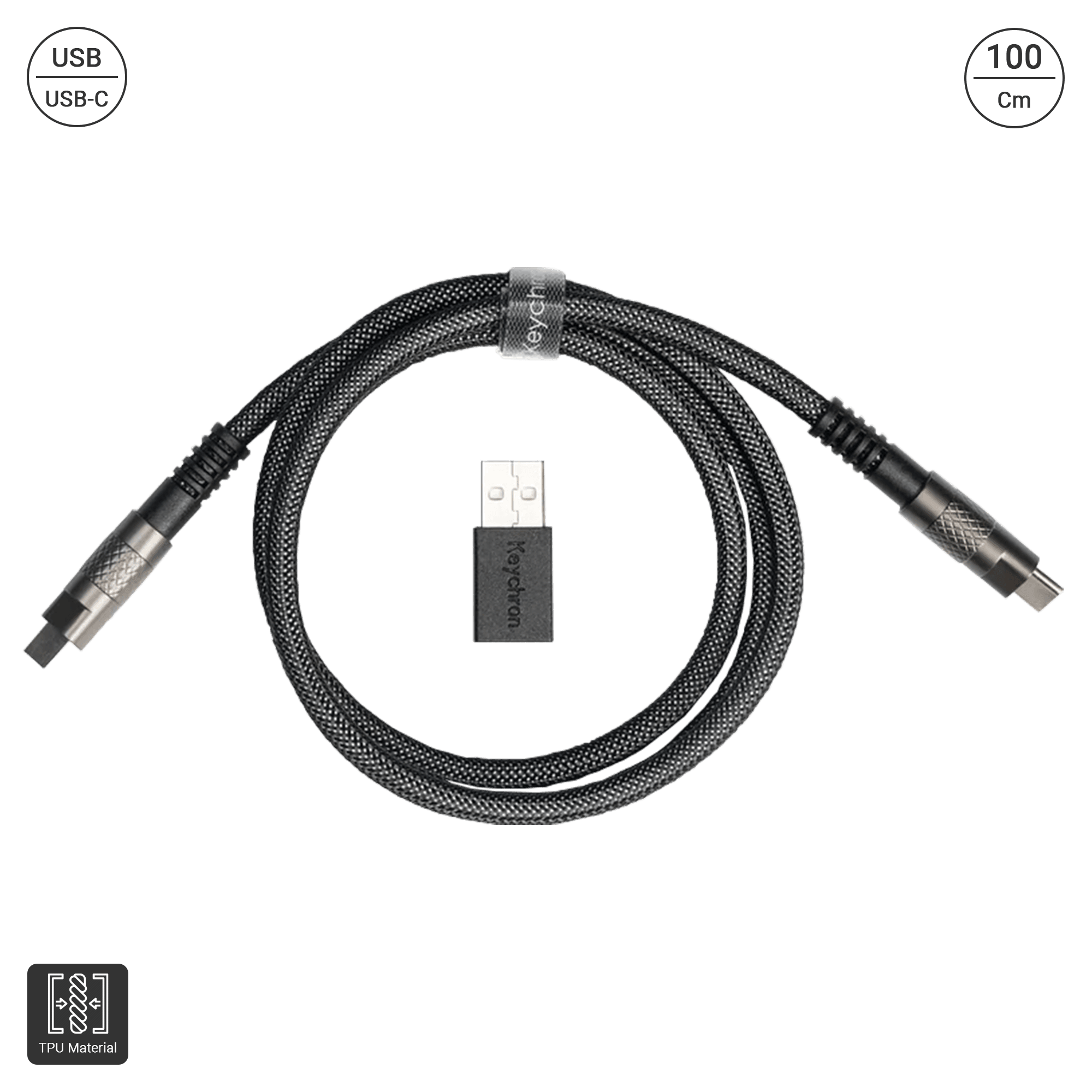 Double-Sleeved Geek Cable - TK Computer KH, Cambodia