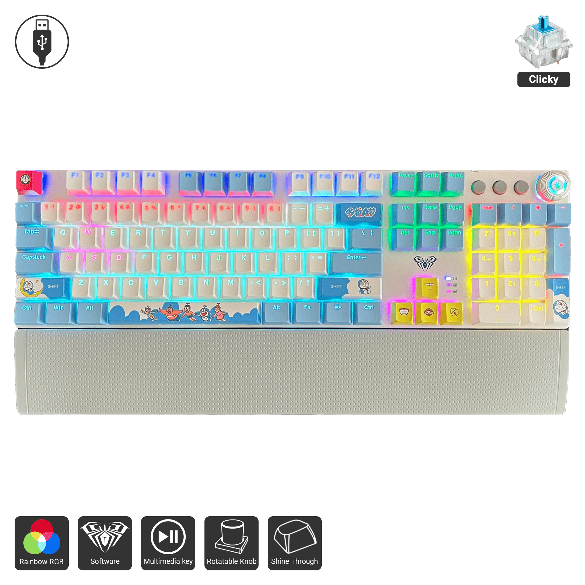 F2088 x Doraemon - TK Computer KH, Cambodia