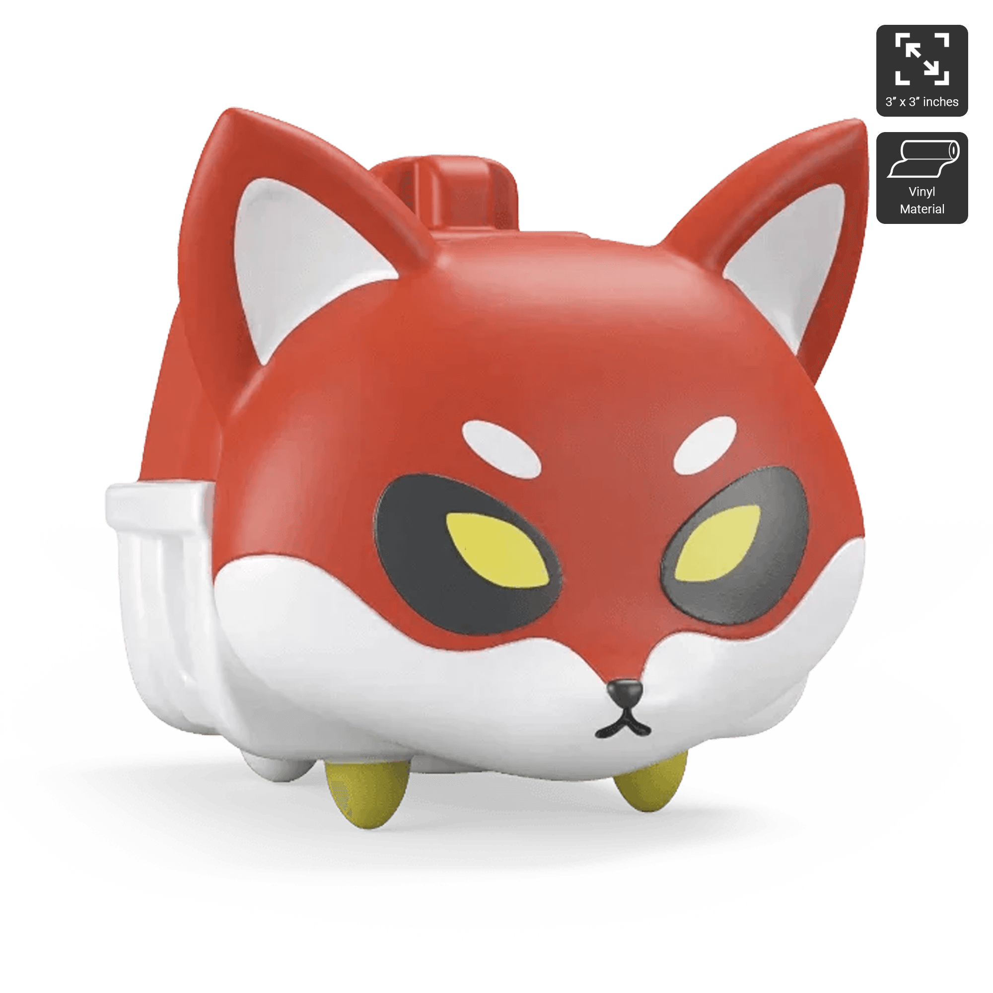 Fox Switch Vinyl Toy - TK Computer KH, Cambodia