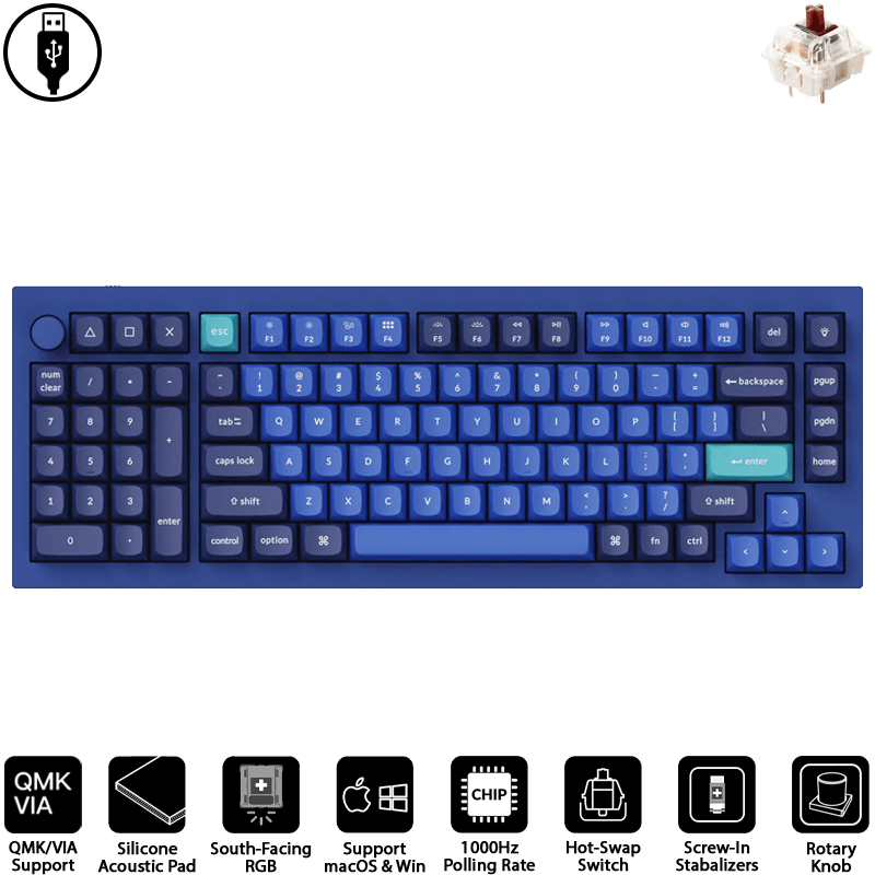 Q12 Fully Assembled (Knob Version) - TK Computer KH, Cambodia