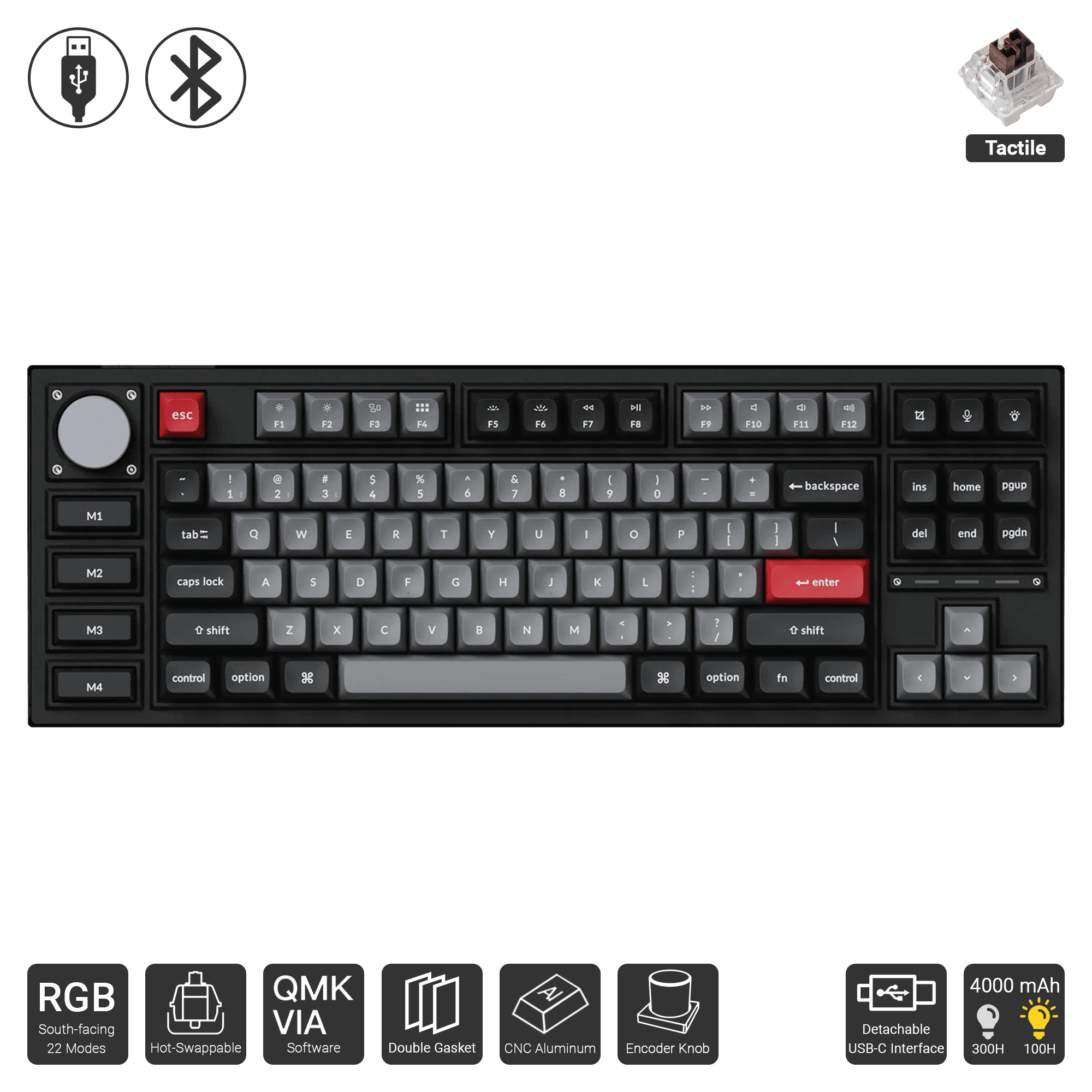 Q3 Pro Fully Assembled (Knob Version) - TK Computer KH, Cambodia