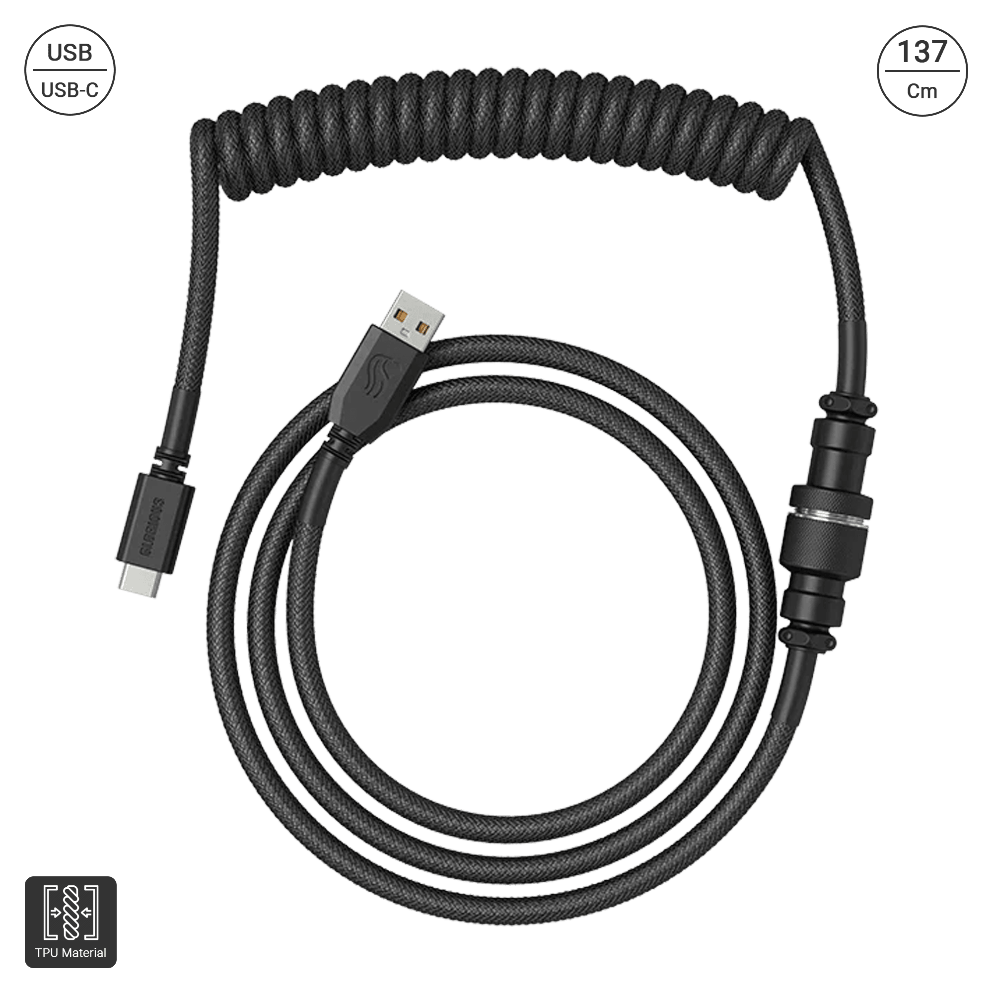 Coiled Cable - TK Computer KH, Cambodia