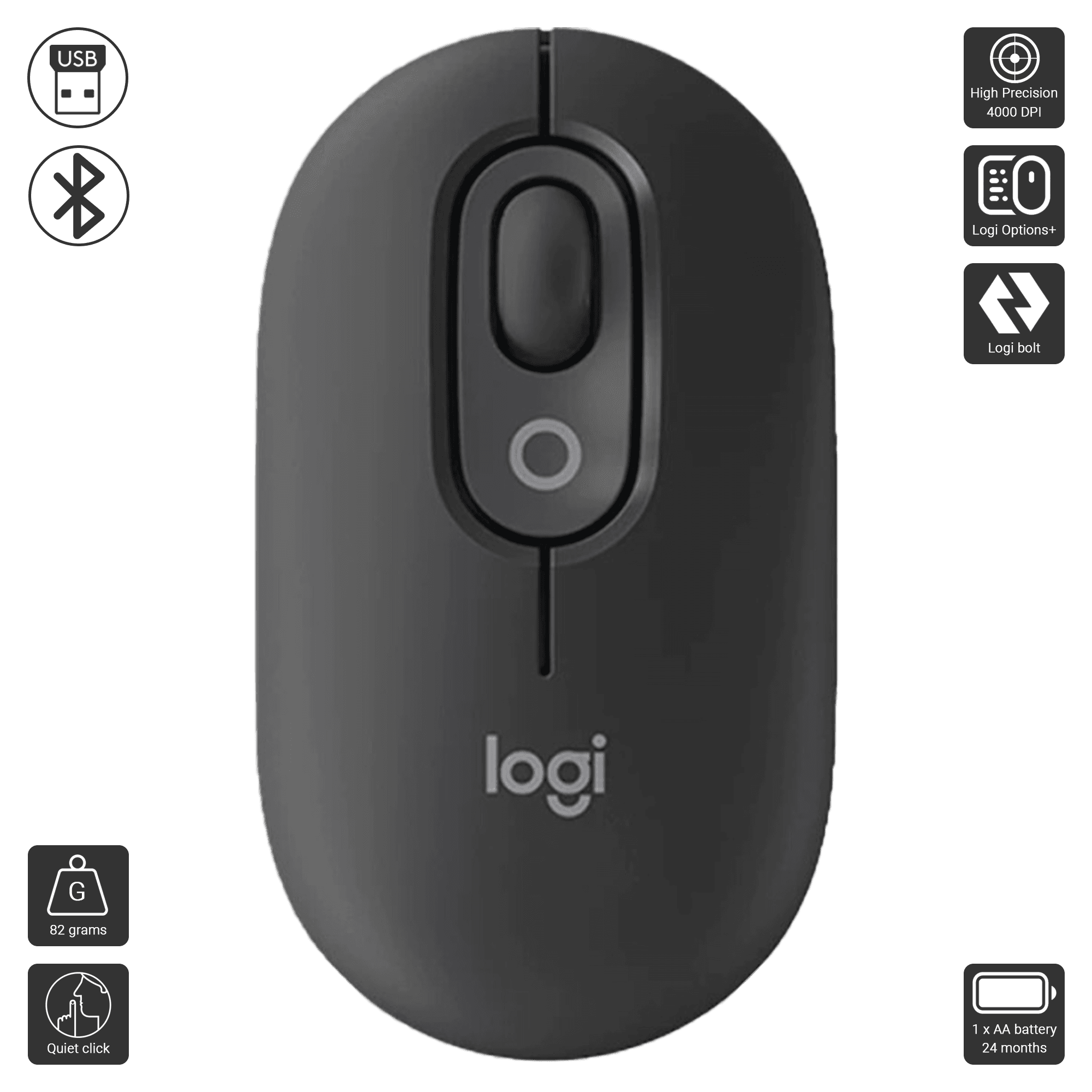 Logitech Pop Mouse @ TK Computer KH, Cambodia
