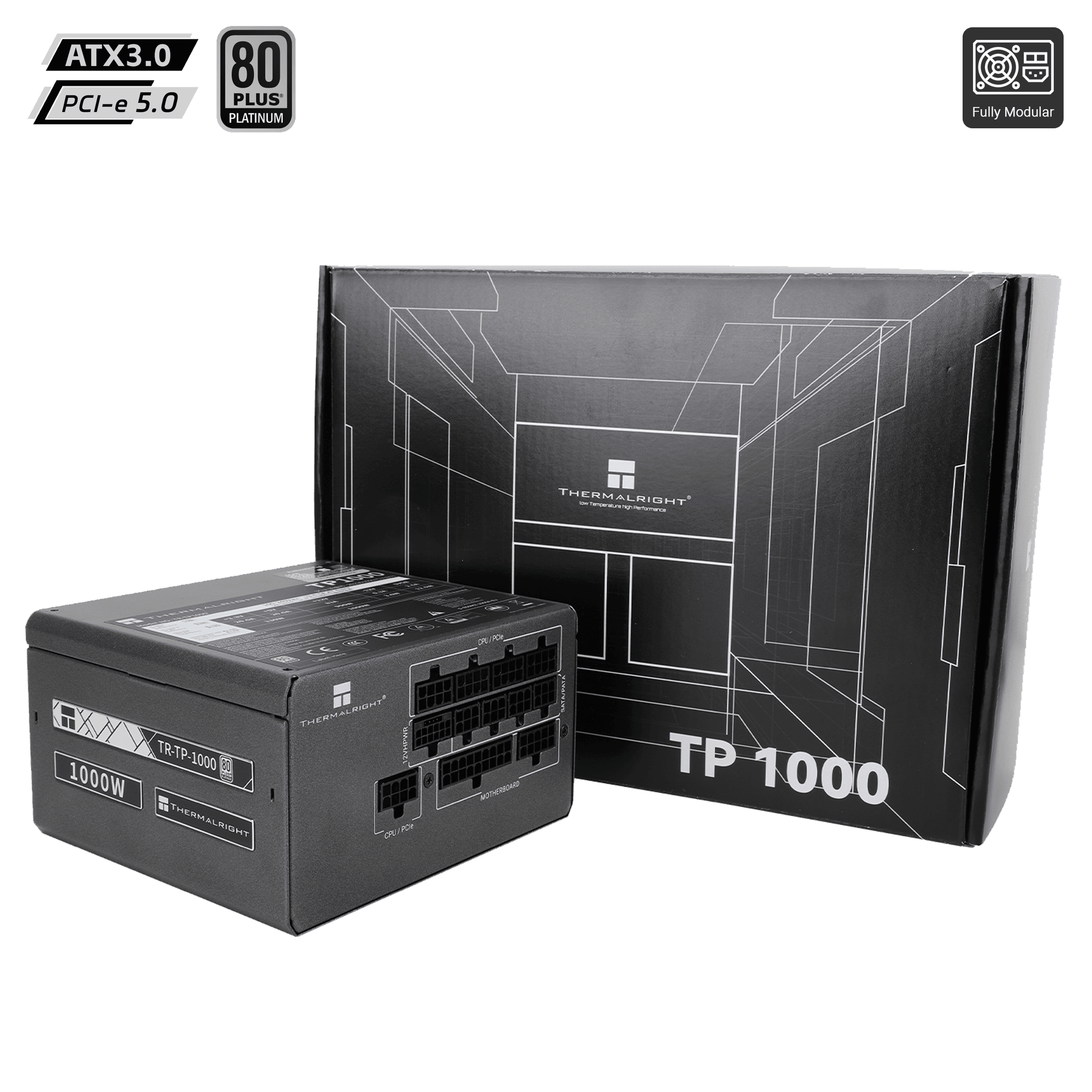 TR-TP1000 80 Plus Platinum ATX Power Supply (1000W) - TK Computer KH, Cambodia