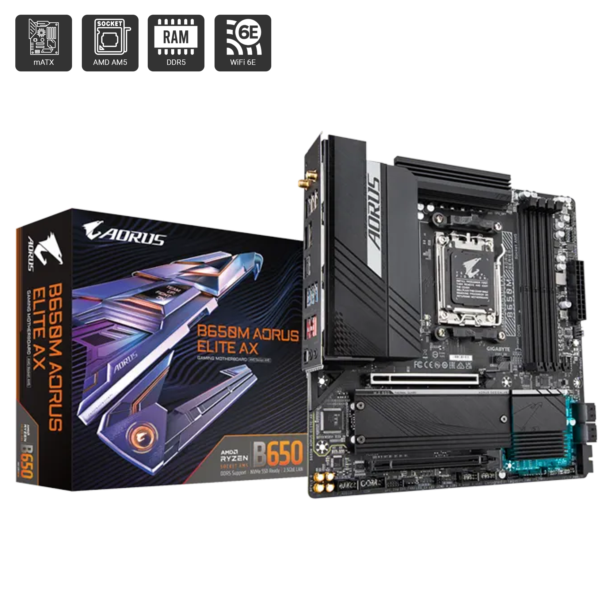 B650M AORUS ELITE AX - TK Computer KH, Cambodia