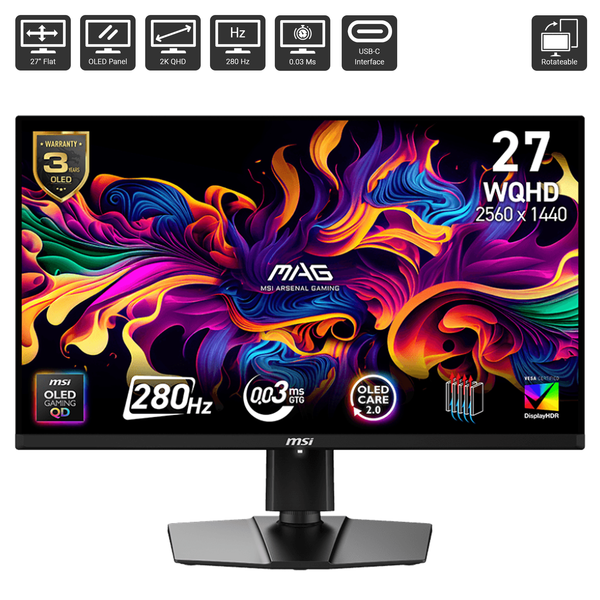 MAG 271QP QD-OLED X28 - TK Computer KH, Cambodia