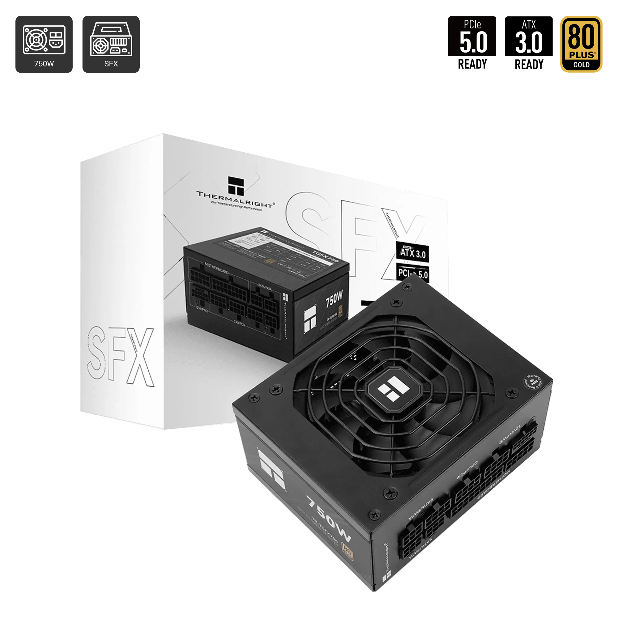 TR-TGFX750 80 Plus Gold SFX Power Supply (750W) - TK Computer KH, Cambodia