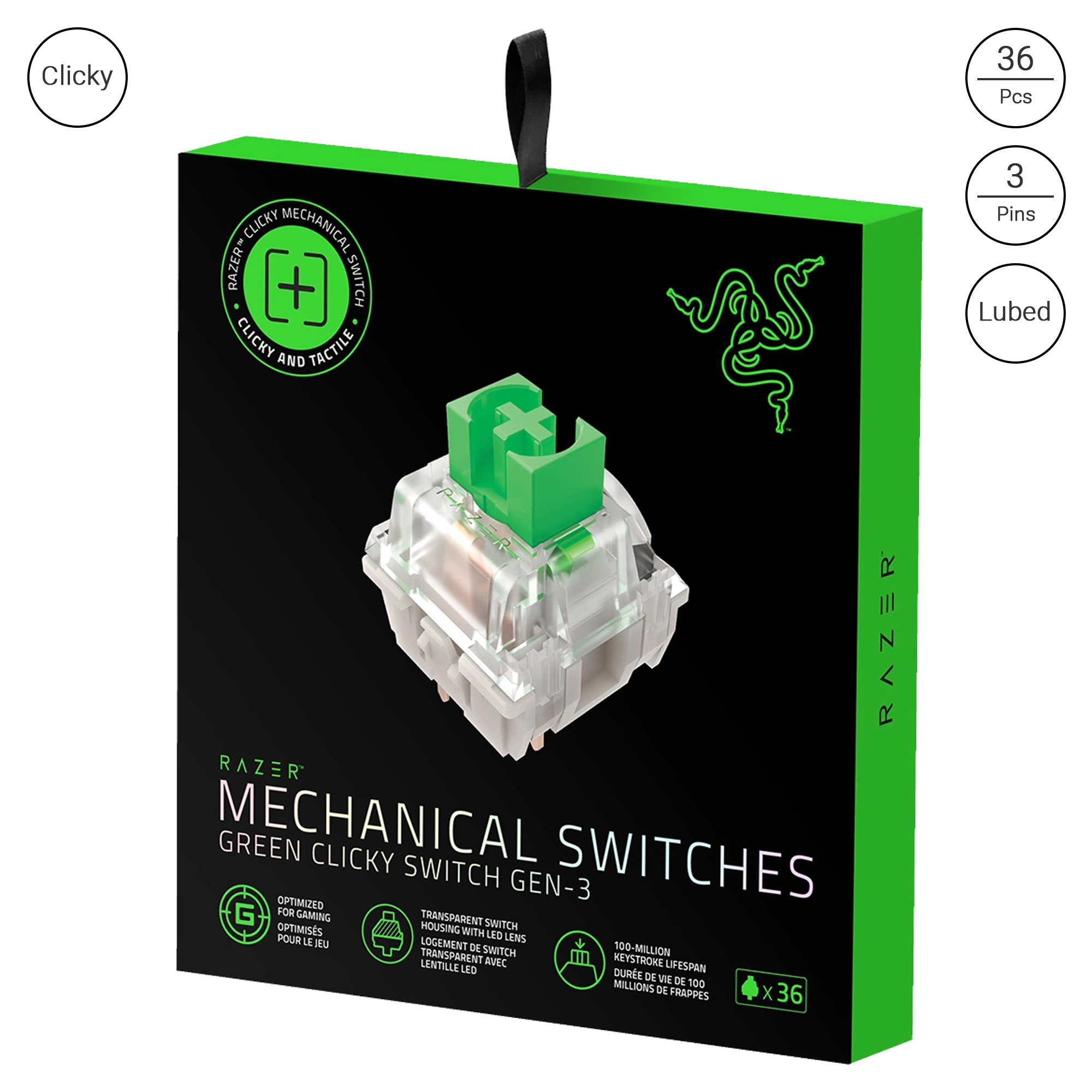 Mechanical Green Switch - TK Computer KH, Cambodia